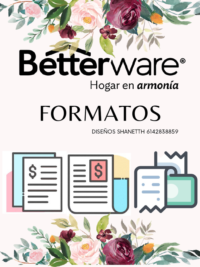Formatos Betterware | PDF