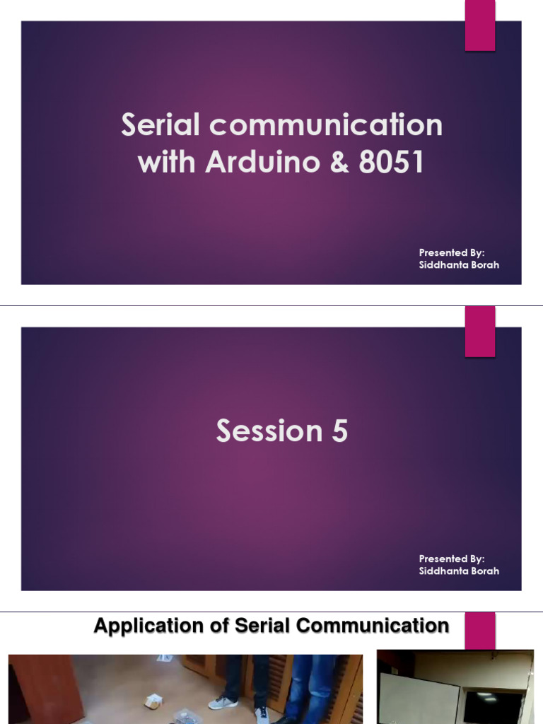 Arduino & 8051 Serial Communication Guide | PDF | Bit Rate | Digital Technology