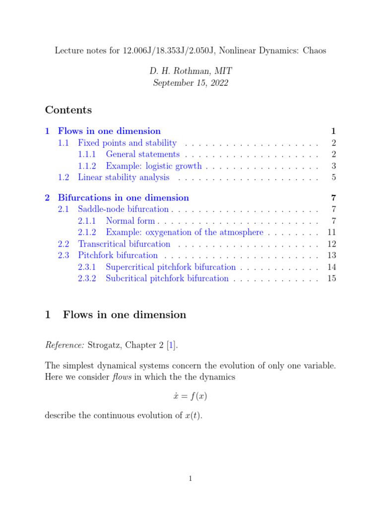 Mit12 006jf22 Lec2-3 | PDF | Logistic Function | Equations