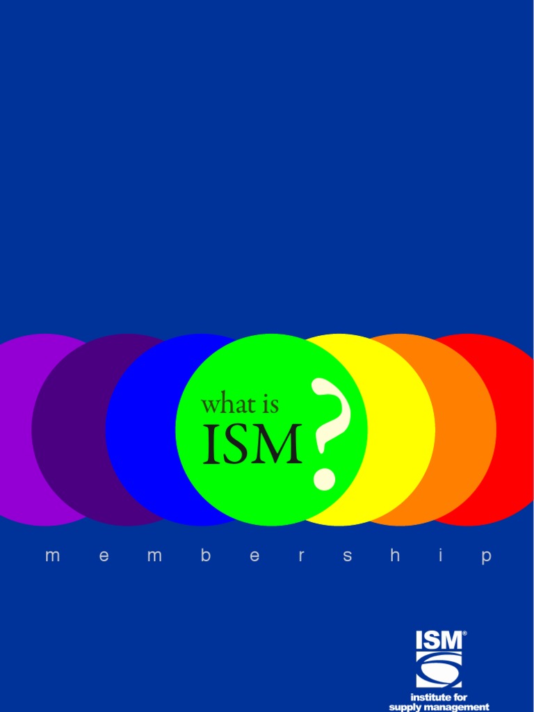 What Is Ism | PDF | Supply Chain | Test (Assessment)