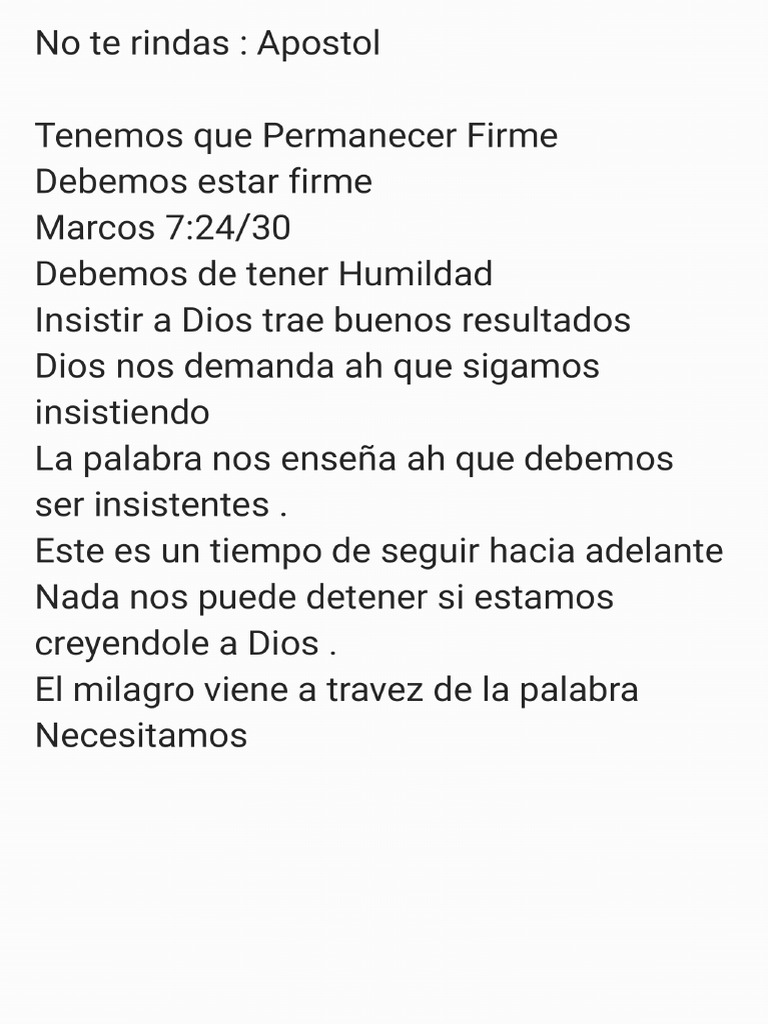 Palabra de Conoci | PDF