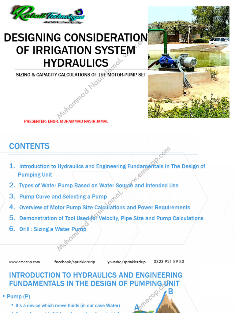 Sizing-Capacity-Calculations-of-the-Motor-Pump-Set-Web | PDF | Pump ...