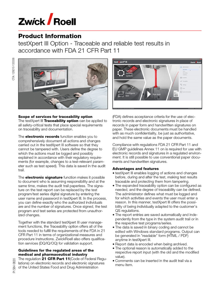 05 584 Product Information Testxpert III Option Traceable and Reliable ...