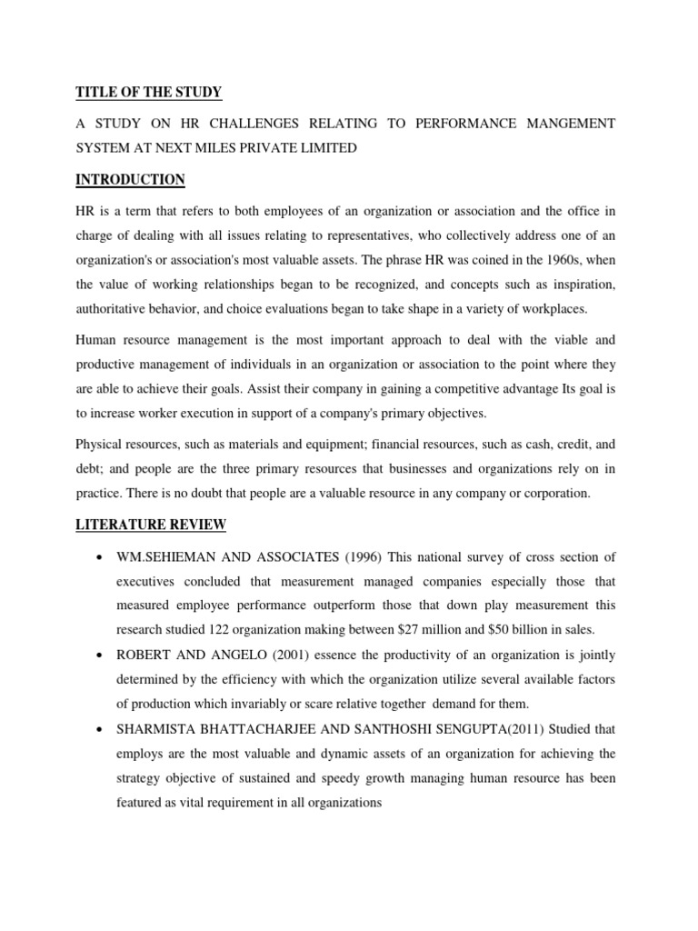 Sachin Mba Project Synopsis | PDF | Sampling (Statistics) | Human ...