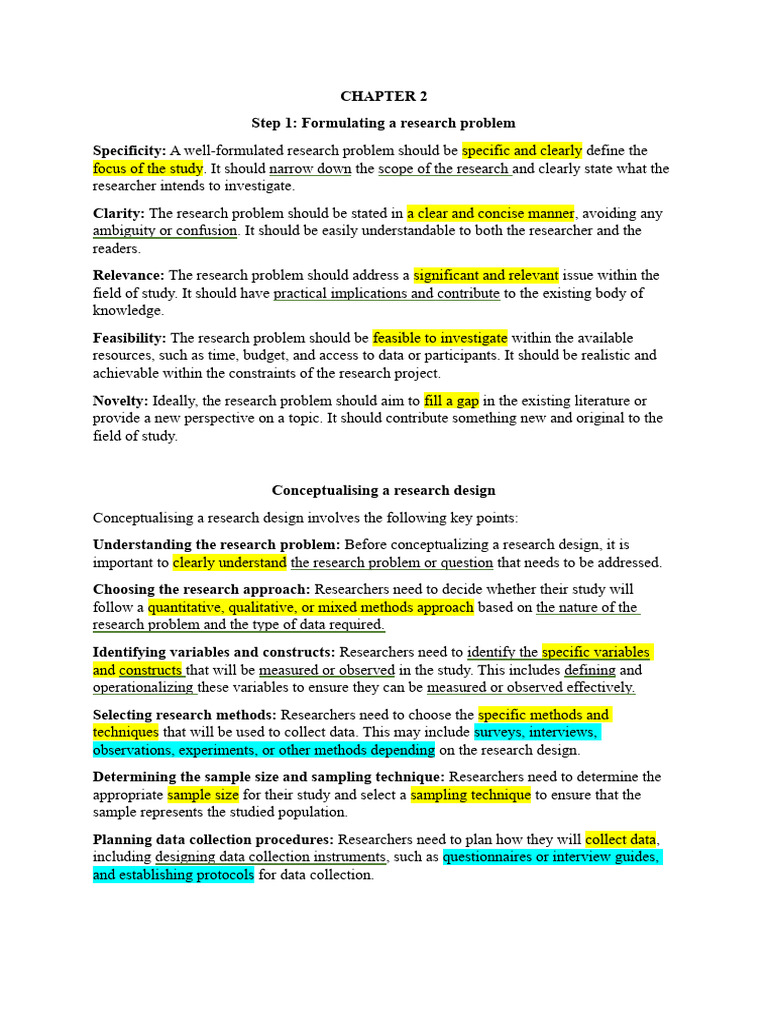 Research Methodology Notes | PDF | Methodology | Scientific Method