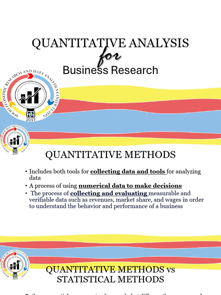 Qunatitative Analysis | PDF | Statistics | Data Analysis