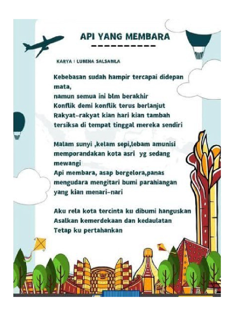 Puisi Bandung Lautan Api | PDF