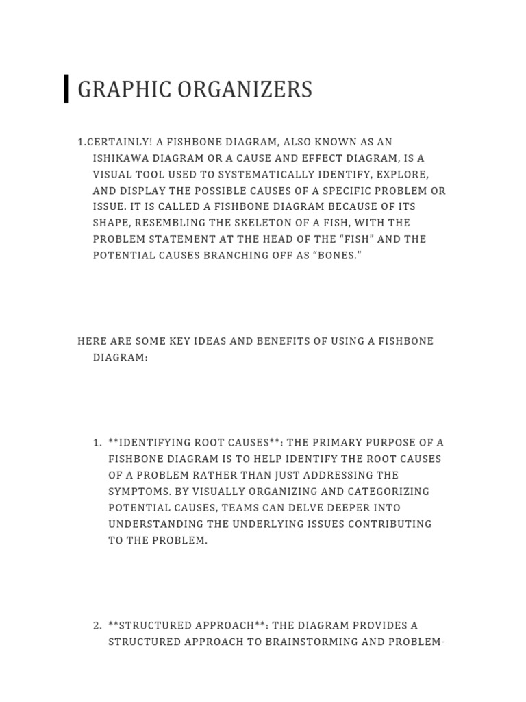 Graphic Organizers | PDF