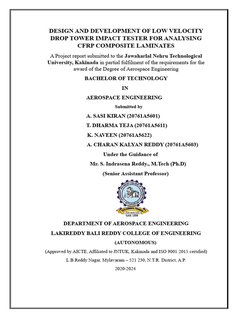 Low Velocity DTI Tester | PDF | Composite Material | Fracture