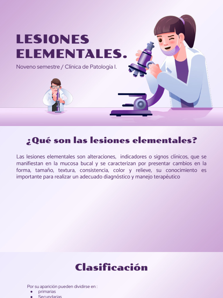 Lesiones Elementales | PDF | Epitelio | Medicina CLINICA