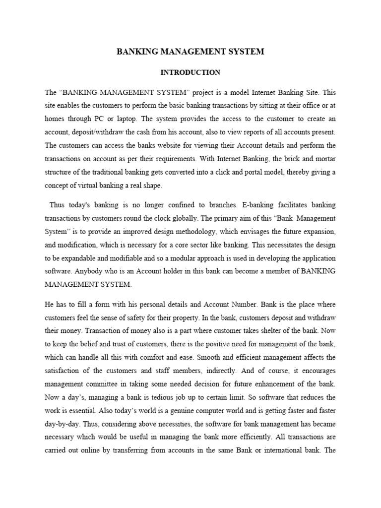 Sumithra Bank Management System | PDF | Banks | Debit Card