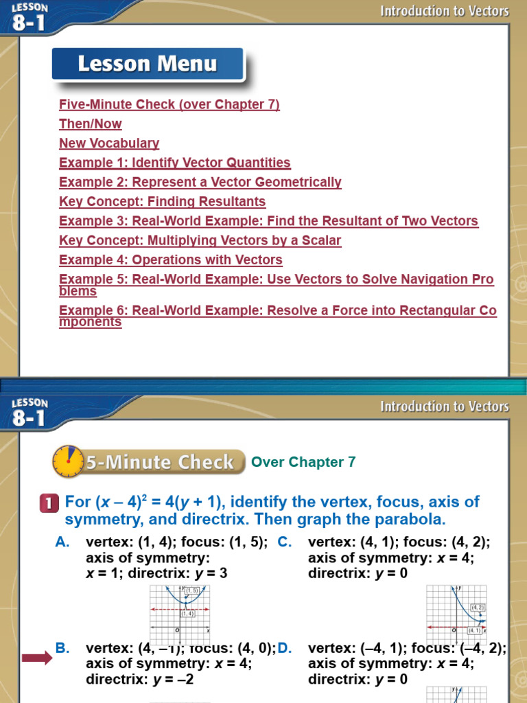 Introduction To Vectors | PDF | Euclidean Vector | Vertex (Graph Theory)