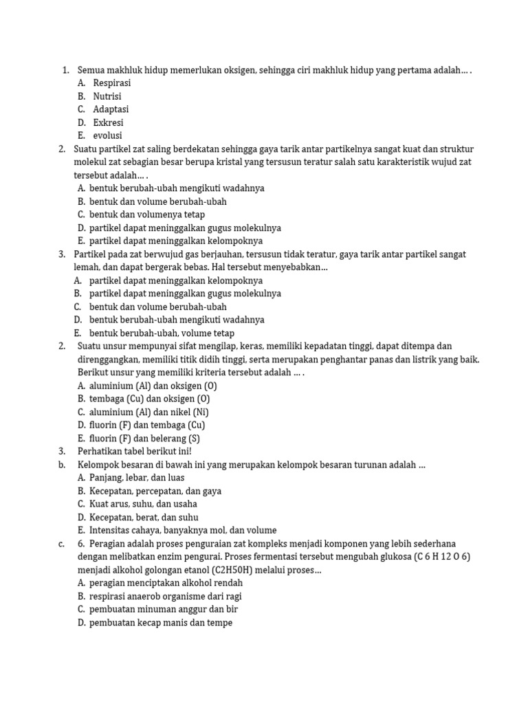 Soal PTS Ganjil 2023 Jadi EDIT 2 | PDF
