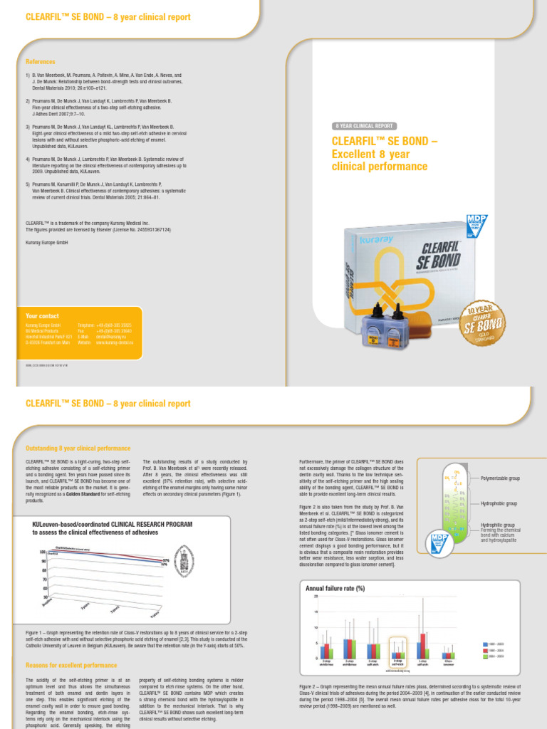 clearfil-se-bond-8-years-clinical-performance-en | PDF | Materials ...