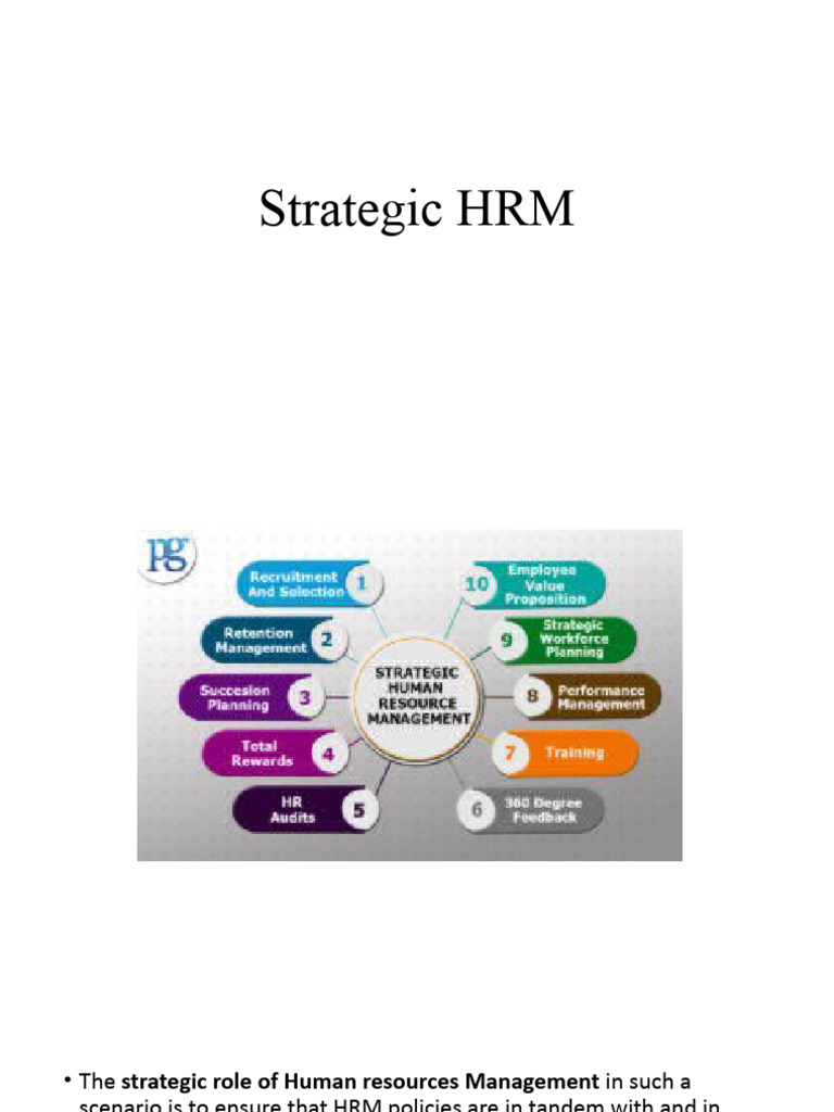 Strategic HRM | PDF | Human Resource Management | Strategic Management