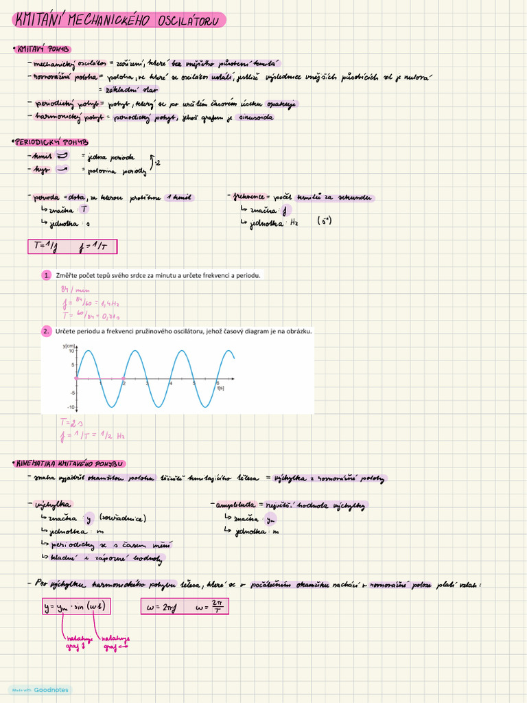 Fyzika Kmitani | PDF