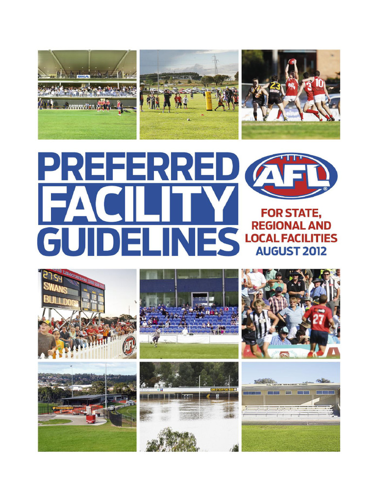 AFL Facility Guidelines 2012 | PDF | Herbicide | Weed
