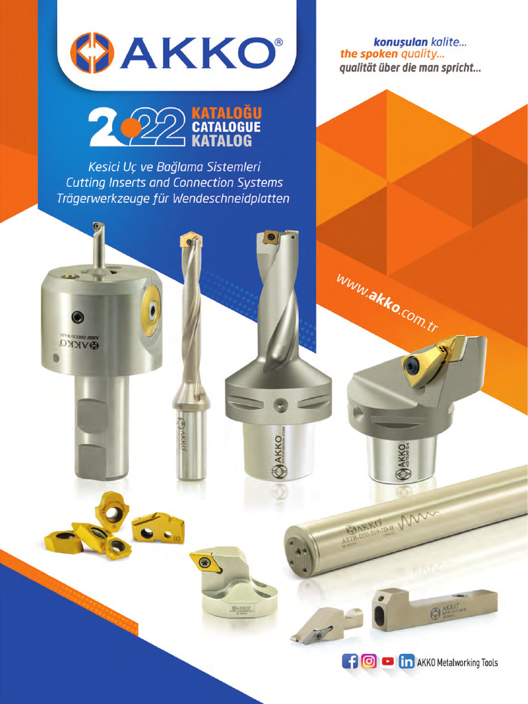Akko Cutting Tools 2022 Products Catalogue | PDF