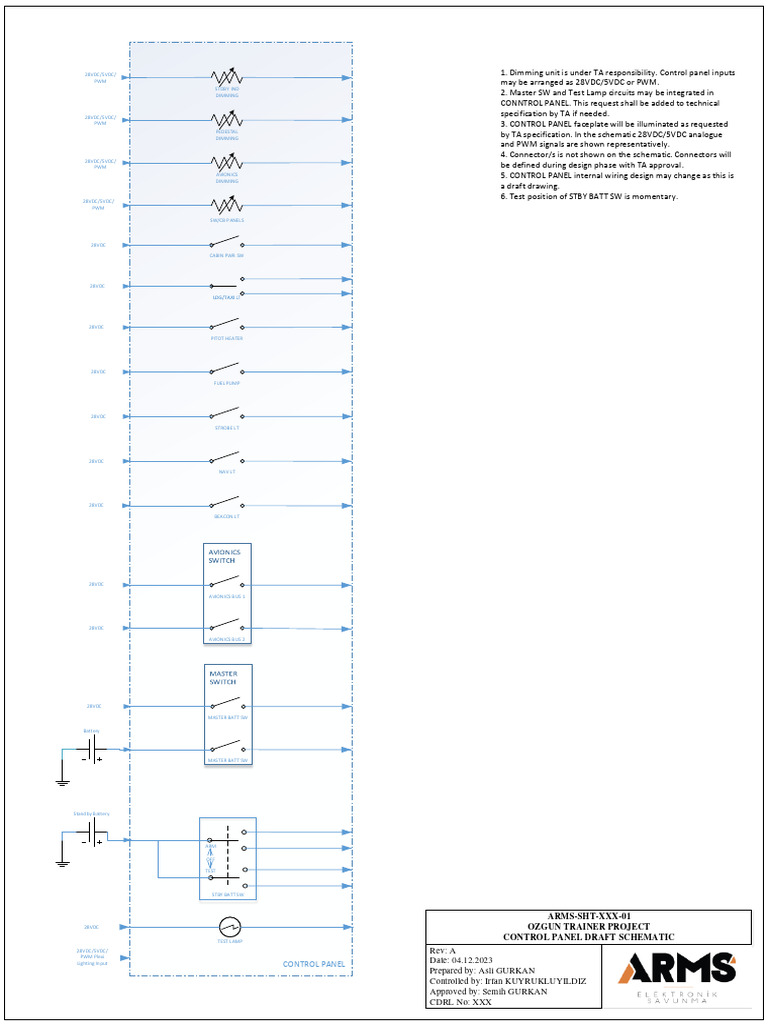 Schematic - CONTROL PANEL | PDF | Electrical Engineering | Electronics