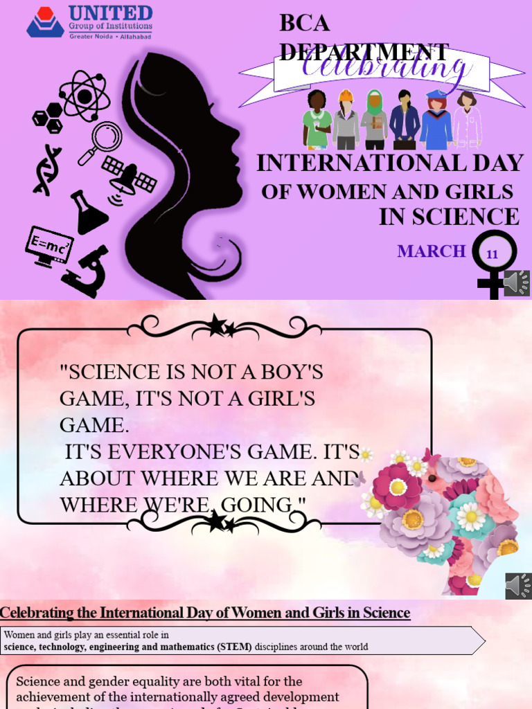 Women and Girls in Science: A Celebration | PDF | Science | Science ...
