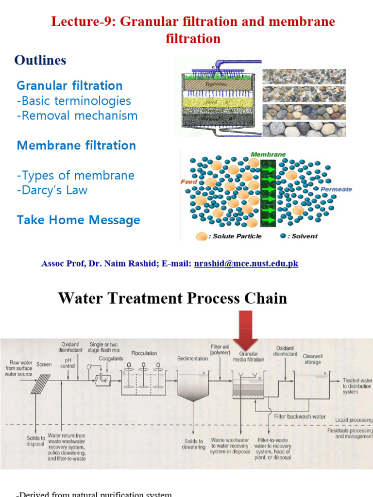 L-9 Filtration | PDF | Membrane Technology | Filtration