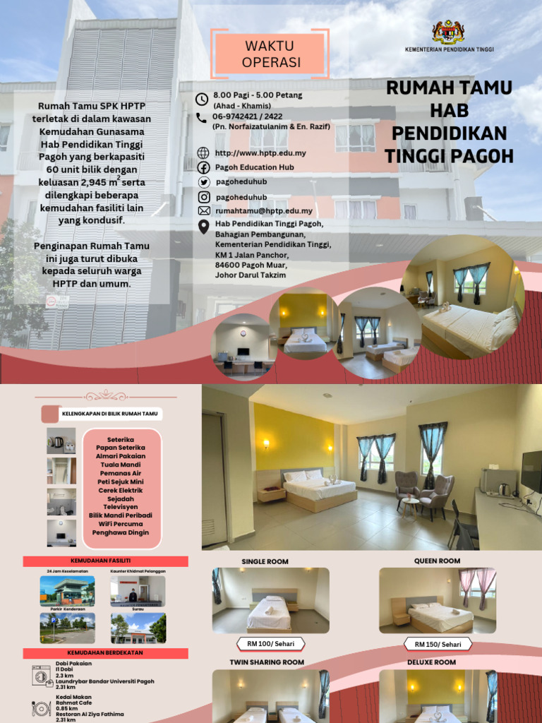 Pamplet Rumah Tamu HPTP | PDF