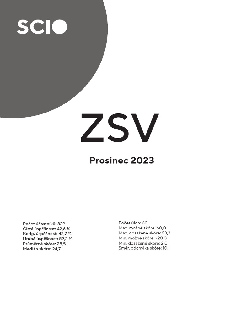 ZSV NSZ 2023 2024 A T1 Prosinec | PDF