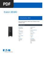 Eaton 93t Ups Datasheet | PDF | Alternating Current | Electricity