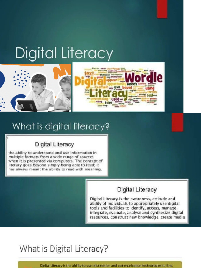 Benefits of Digital Literacy | PDF