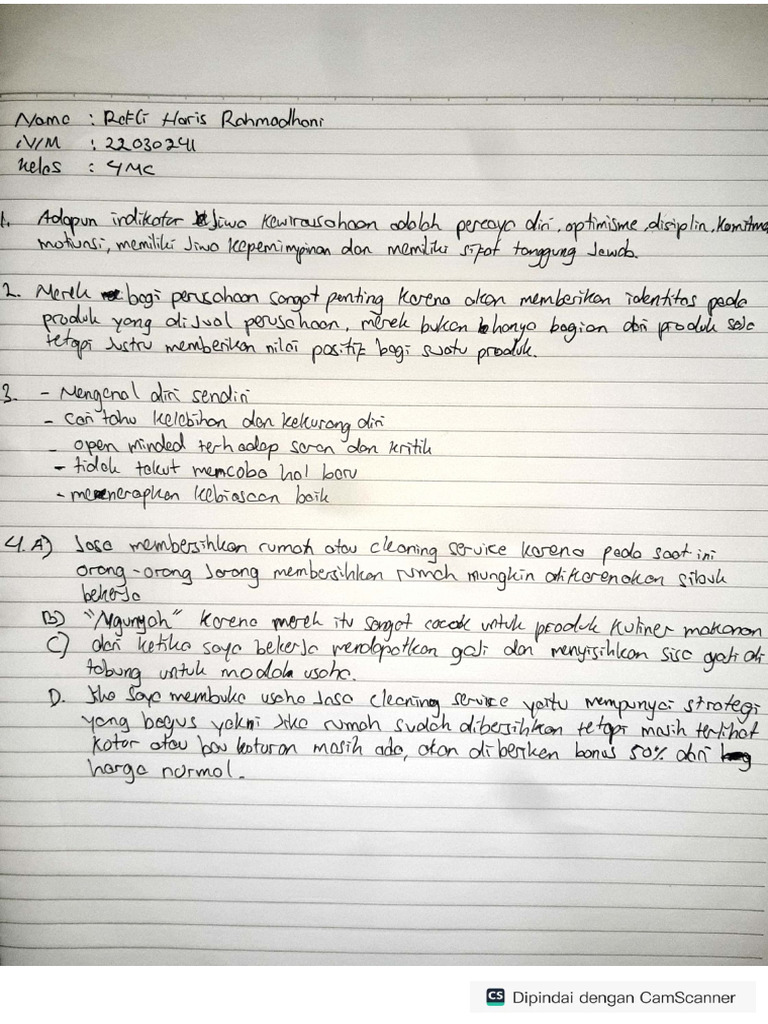 Rafli Haris R - 22030241-1 | PDF