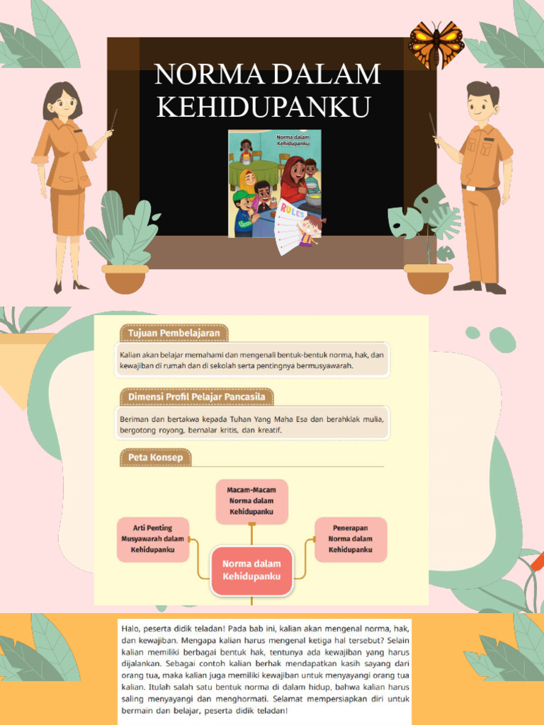 Presentasi Norma Dalam Kehidupanku Kelas 5 | PDF | Pengembangan Diri