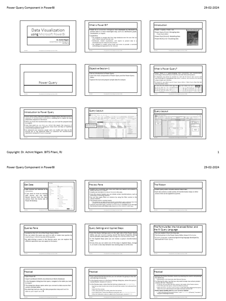 Power Query in PowerBI | PDF | Computing | Software Power Query in PowerBI | PDF | Computing | Software
