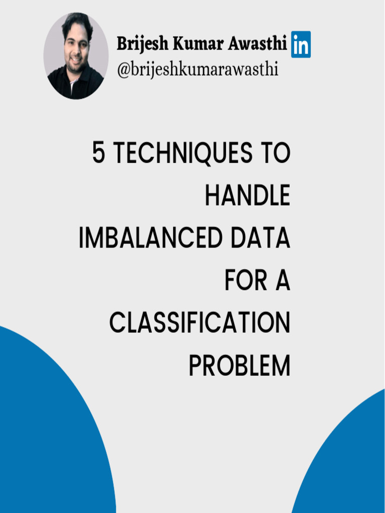 Handle Imbalanced Data: 5 Techniques | PDF