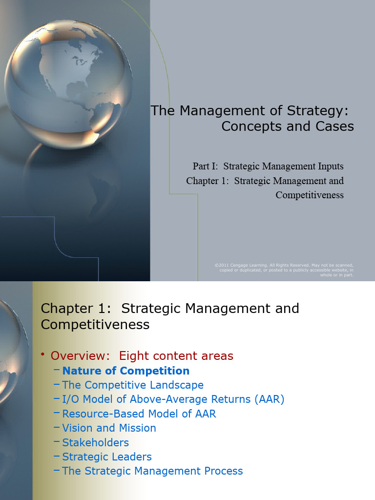 Strategic Management and Competitiveness | PDF | Strategic Management ...