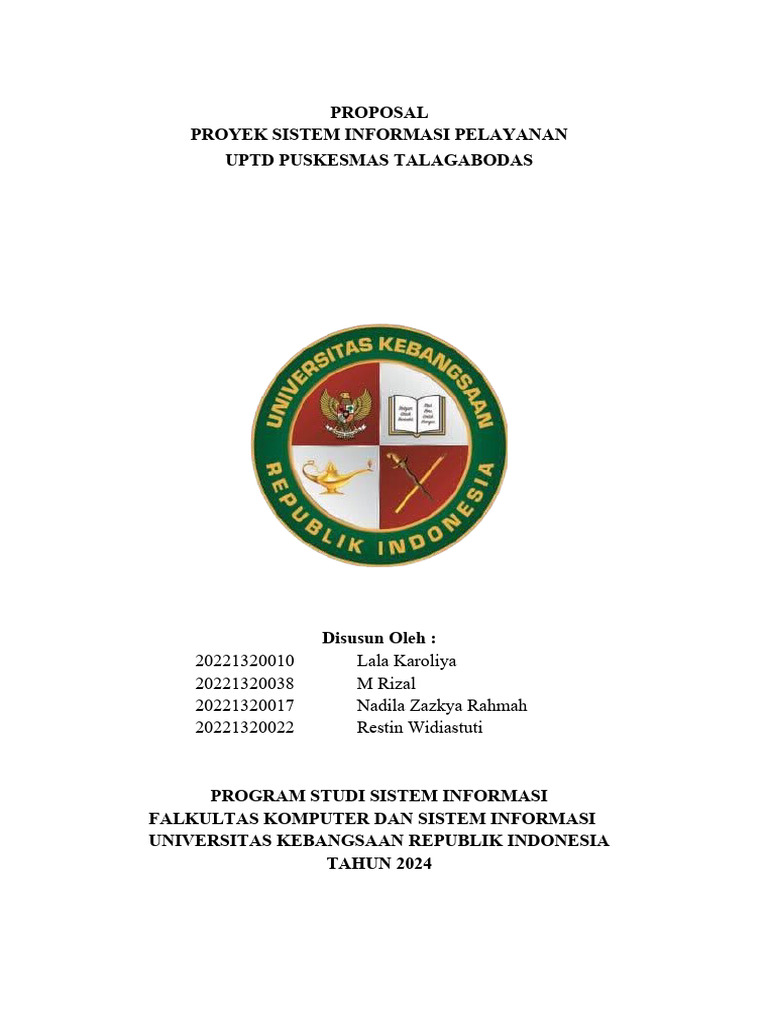 Kelompok 2 Proposal Proyek Pengembangan Portal Interaktif Simpelmas | PDF