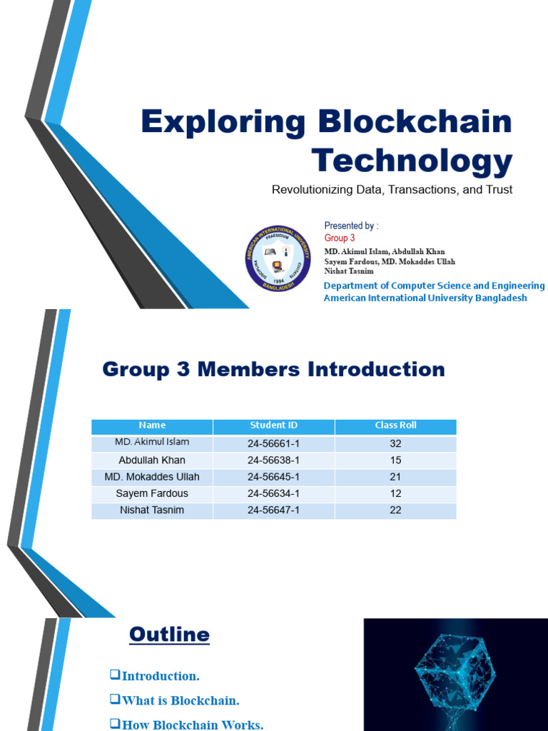 Exploring Blockchain Technology | PDF | Applications Of Cryptography | Information Technology