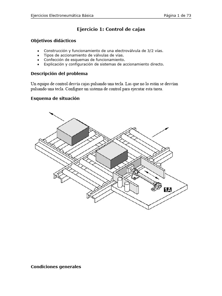 Ejercicios Prácticos de Electroneumática | PDF | Relé | Neumático