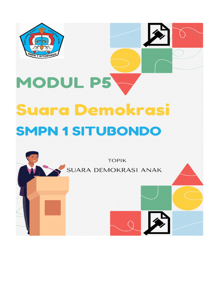 Modul P5: Suara Demokrasi Anak | PDF | Karier & Perkembangan | Ilmu Sosial