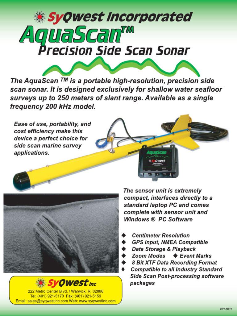 Aquascan Brochure 122010 | PDF