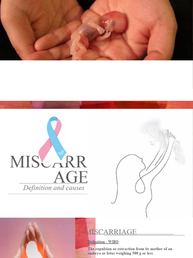 Miscarriage and stillbirth | PDF | Miscarriage | Pregnancy