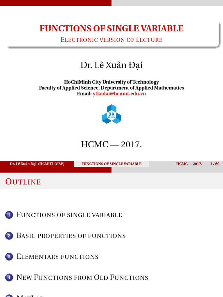 Functions Handout | PDF | Function (Mathematics) | Polynomial