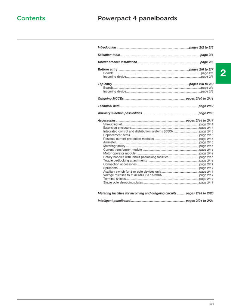Powerpact 4 Panelboards Overview | PDF | Manufactured Goods ...