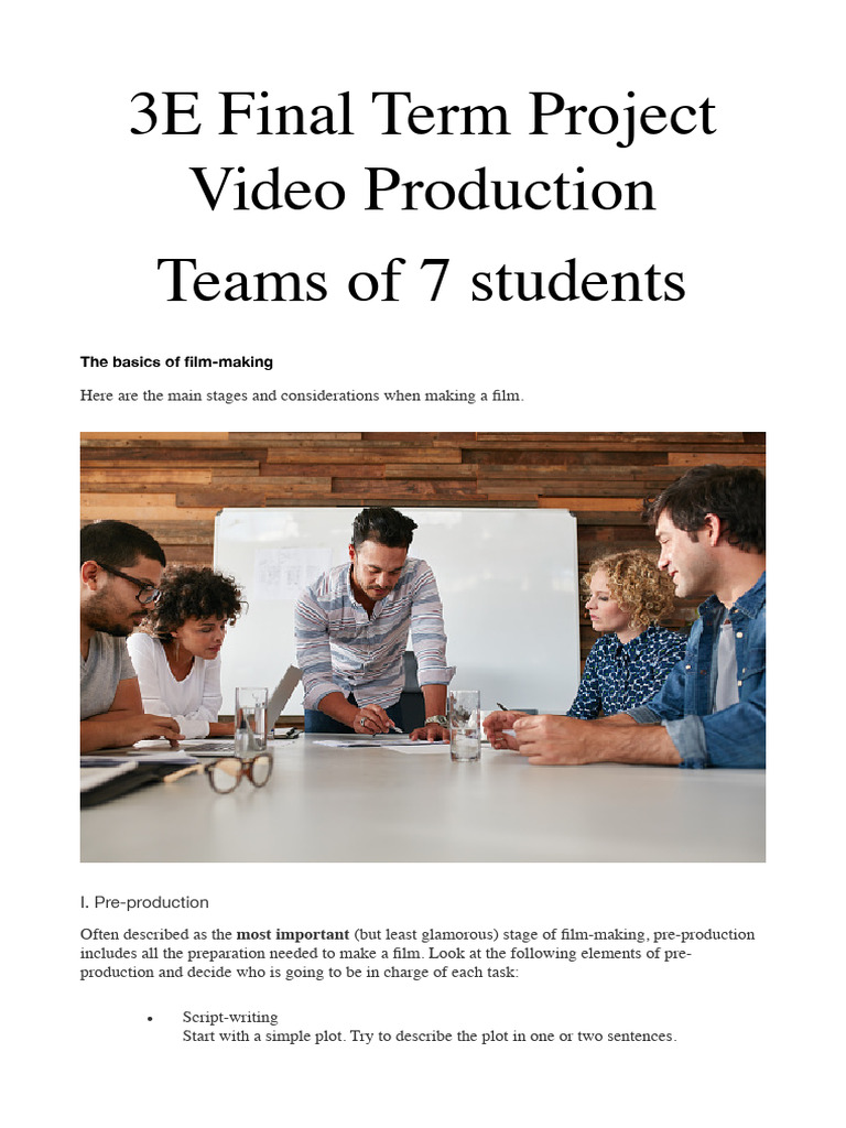 Film Production Basics Guide | PDF | Close Up