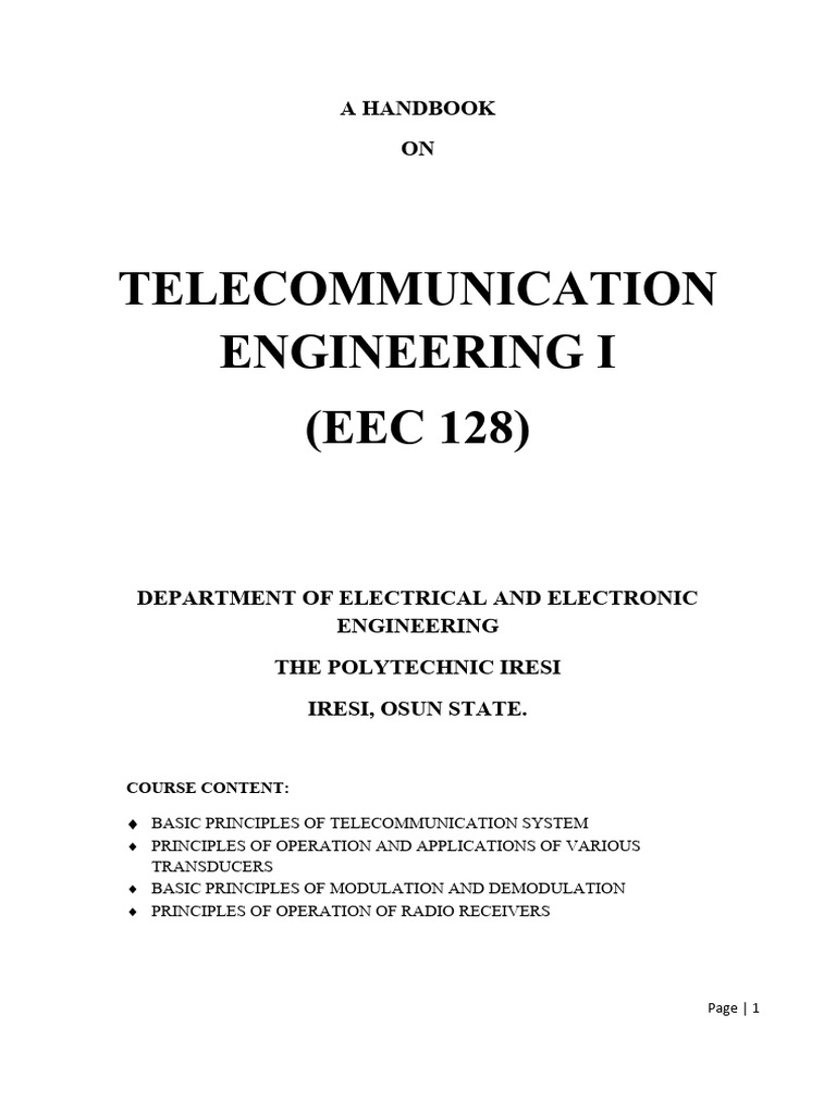 Eec 128 | PDF | Frequency Modulation | Microphone