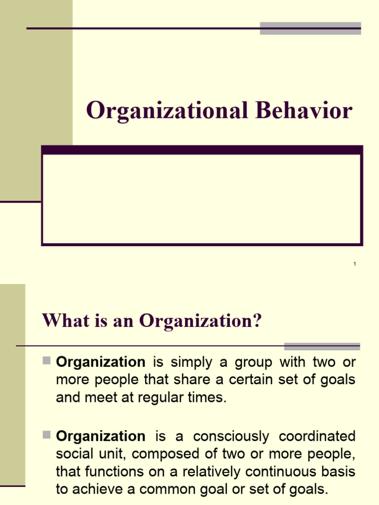 Organizational-Behavior | PDF | Leadership | Organizational Behavior