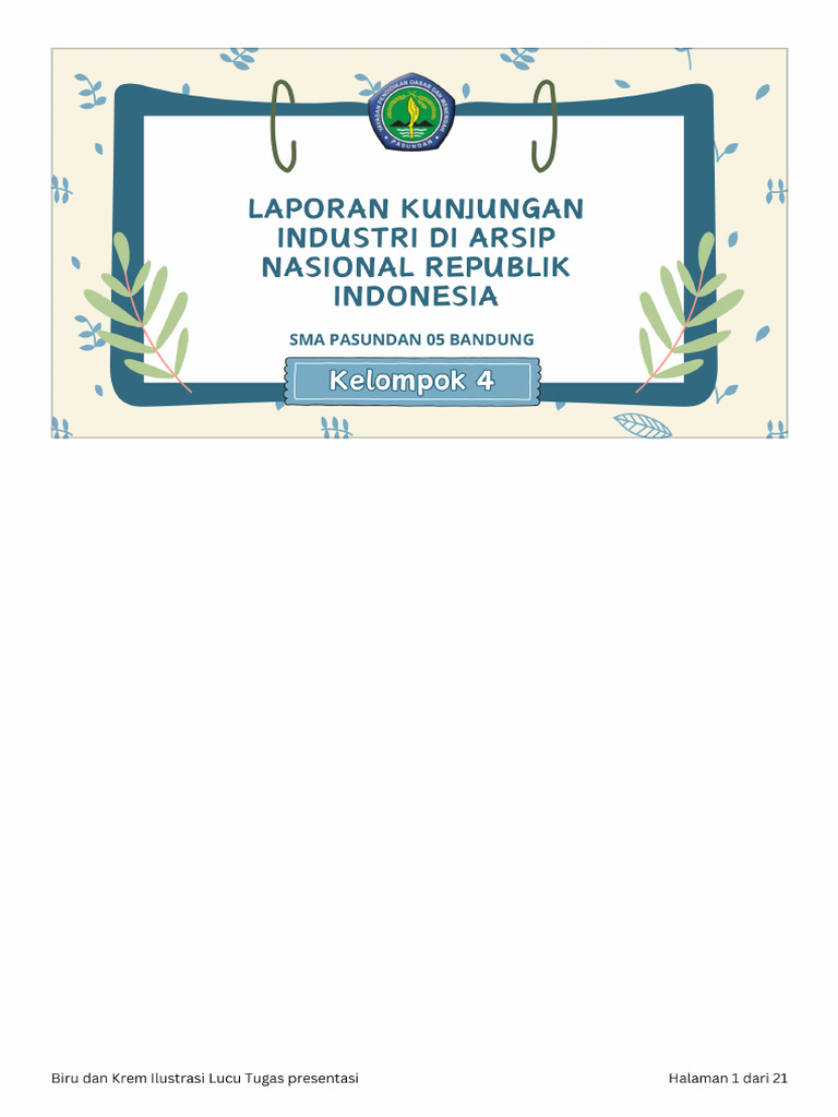 Hasil Laporan Kel 4 Xi 2 | PDF