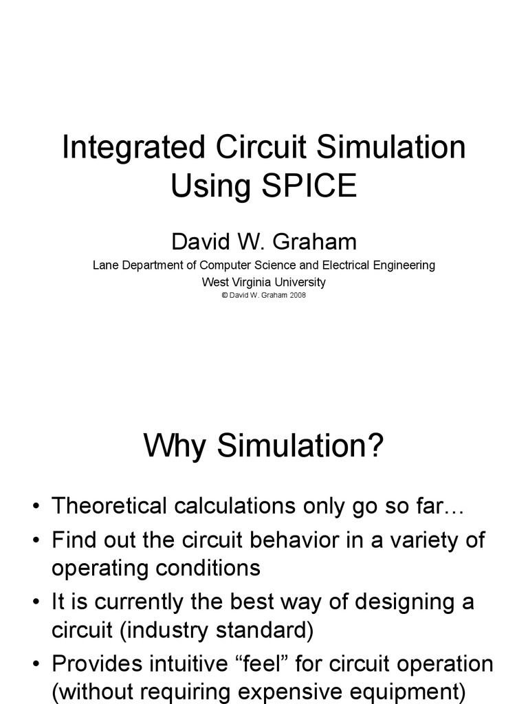 Spice Simulation | PDF