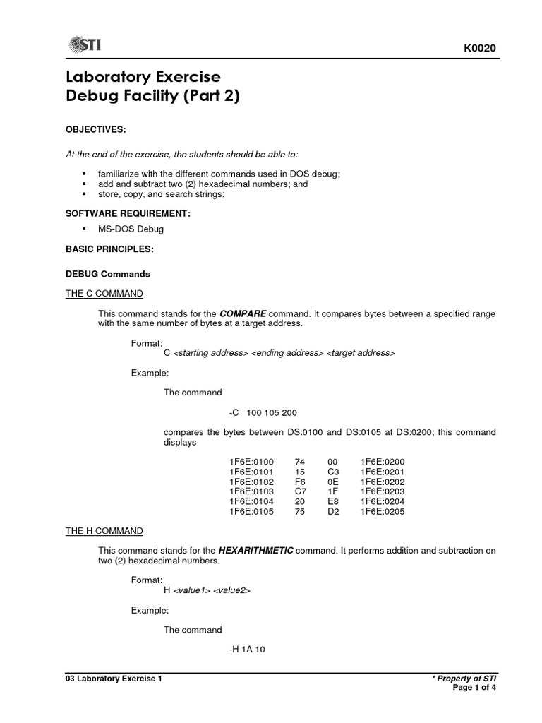 03 Laboratory Exercise 1 Pdf String Computer Science Binary Coded Decimal