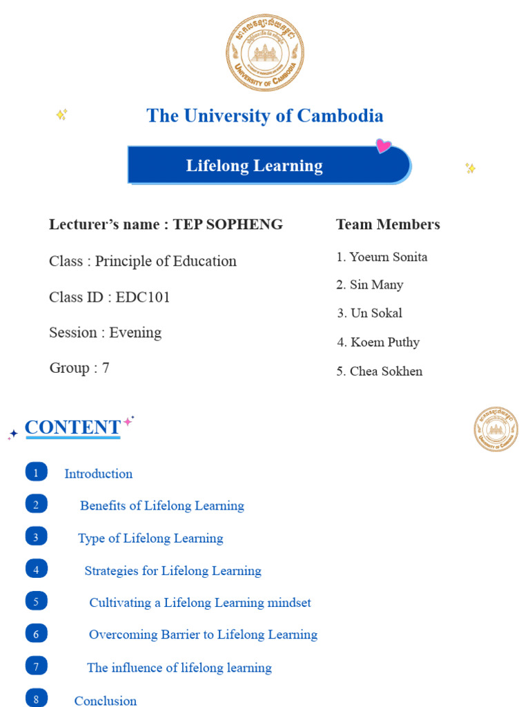 EDC Slide | Download Free PDF | Lifelong Learning | Learning