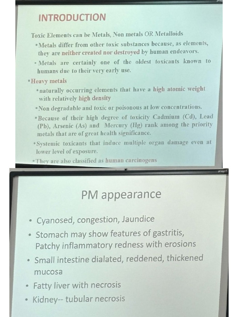 Metallic Poison Forensic Medicine | PDF